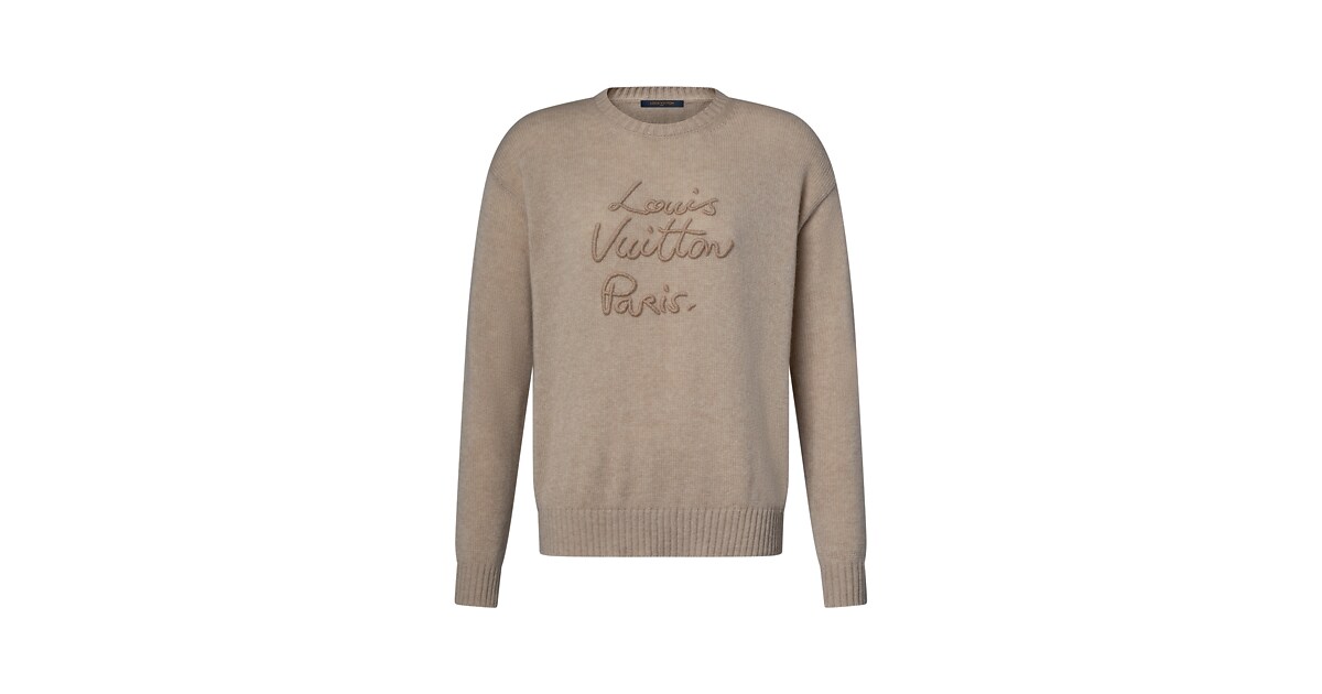 Cursive Signature Pullover - Ready to Wear | LOUIS VUITTON