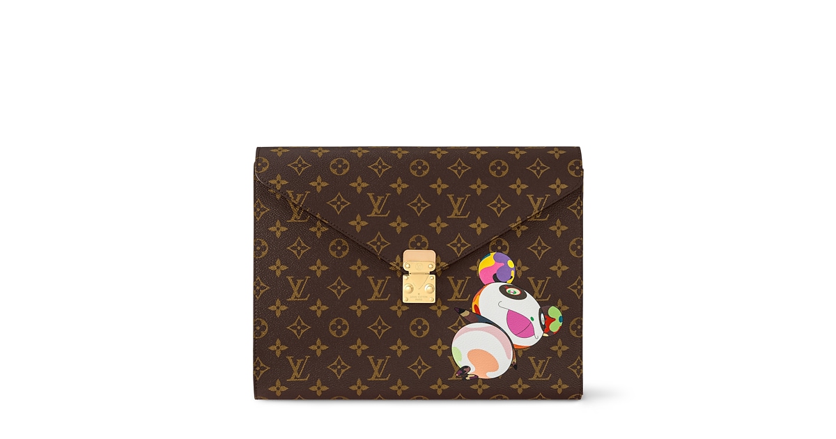 LV x TM Superflat Characters Mark Folder - Library | LOUIS VUITTON