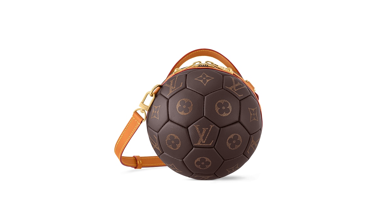 Soccer Ball Bag Autres Cuirs Monogram - Men Small Leather Goods | LOUIS ...