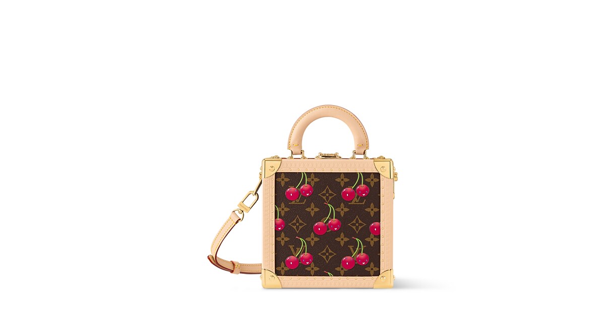 LV x TM Mini Square Trunk Cherry Other Monogram Canvas - Trunks and ...