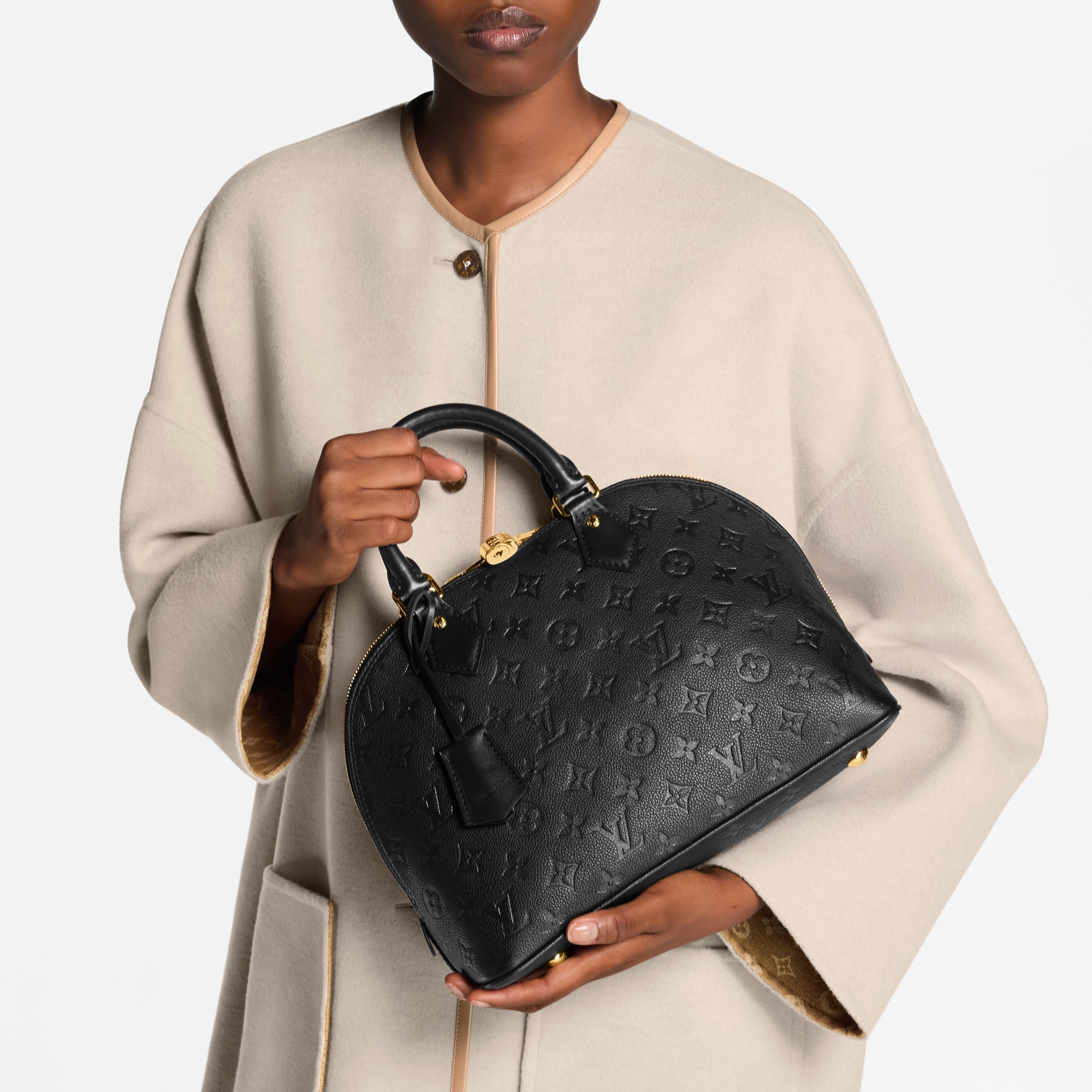 Alma PM Monogram Empreinte Leather - Handbags | LOUIS VUITTON