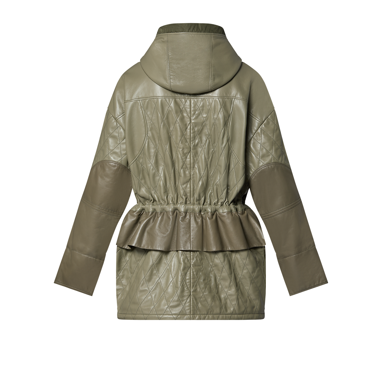 Color-Blocked Malletage Leather Parka - Ready to Wear | LOUIS VUITTON