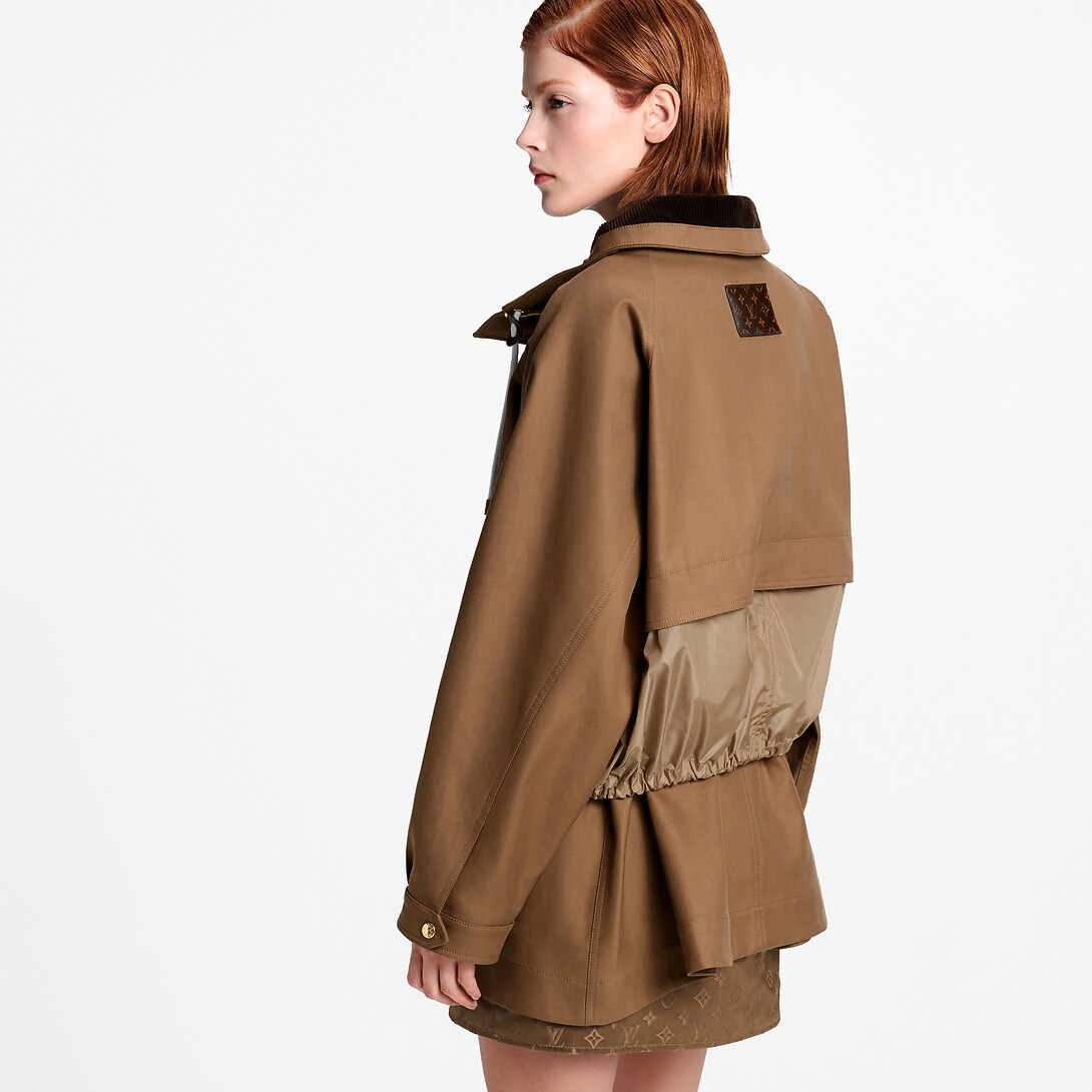 Contrast Insert Coat - Ready-to-Wear | LOUIS VUITTON