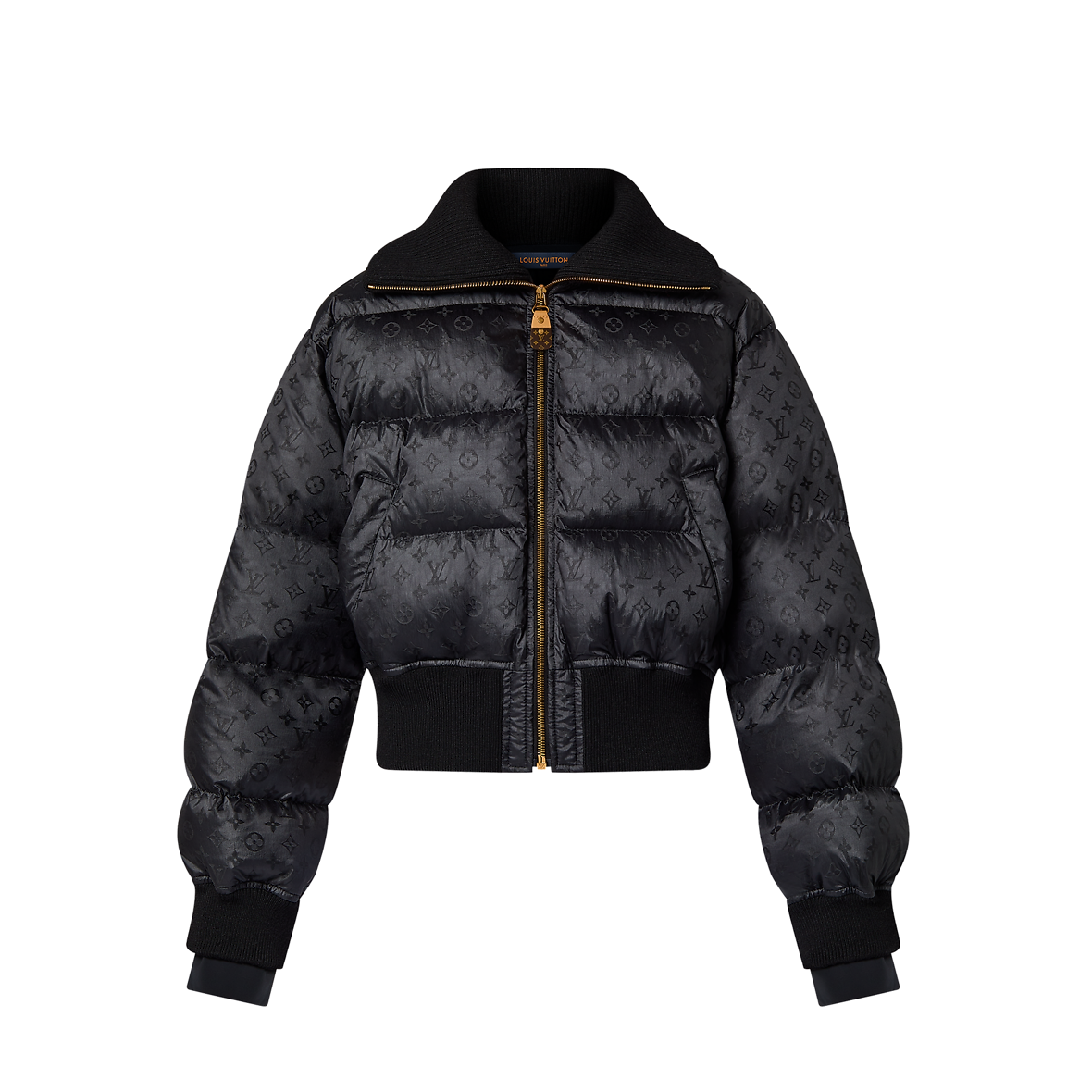 Cropped Monogram Puffer Jacket - Ready to Wear | LOUIS VUITTON