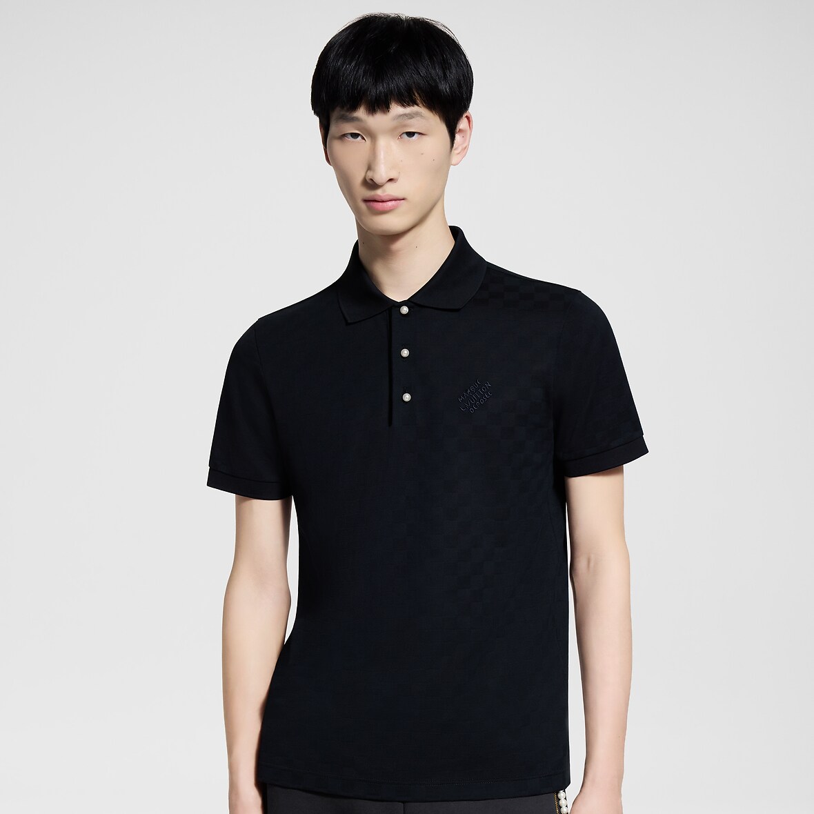Damier Cotton Pique Polo - For Men | LOUIS VUITTON