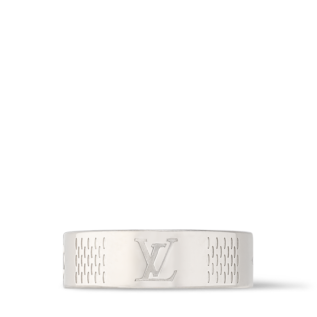 Damier Staples Thin Ring S00 - Fashion Jewelry | LOUIS VUITTON