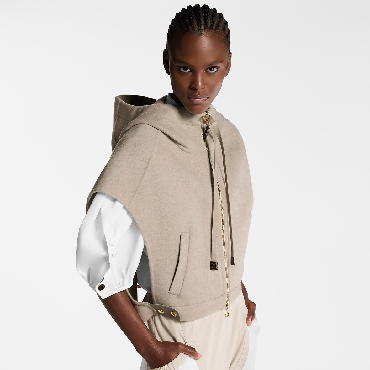 Double Face Open-Arm Jacket - Ready to Wear | LOUIS VUITTON