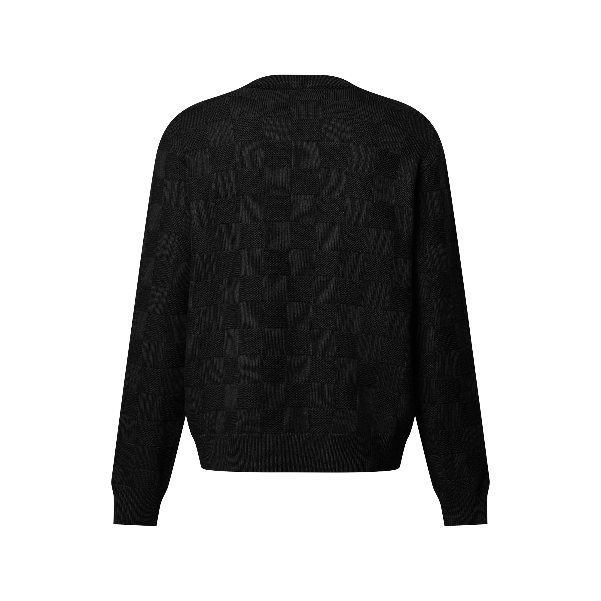 Embellished Wool Damier Pullover - Ready to Wear | LOUIS VUITTON