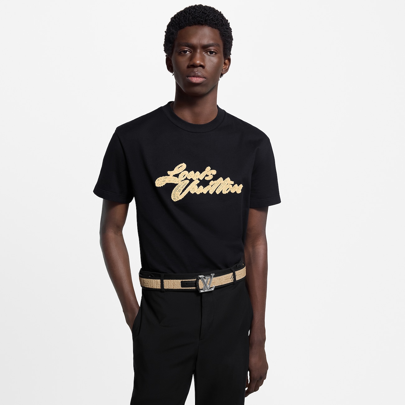Embroidered Signature T-Shirt - Ready to Wear | LOUIS VUITTON