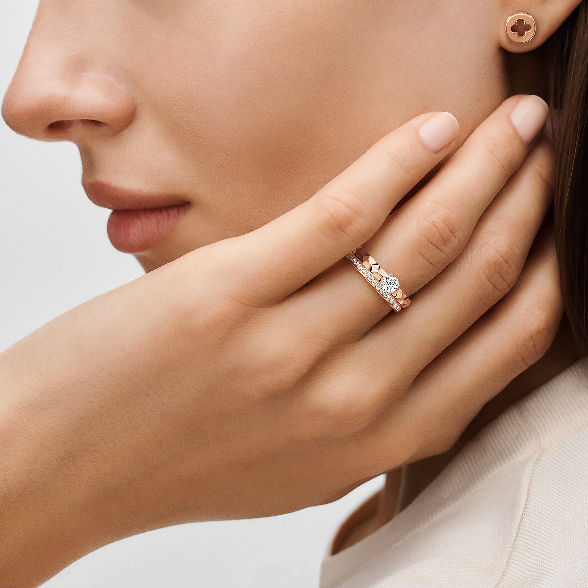 Eternity Wedding Band, Pink Gold And Diamonds - Categories | LOUIS VUITTON