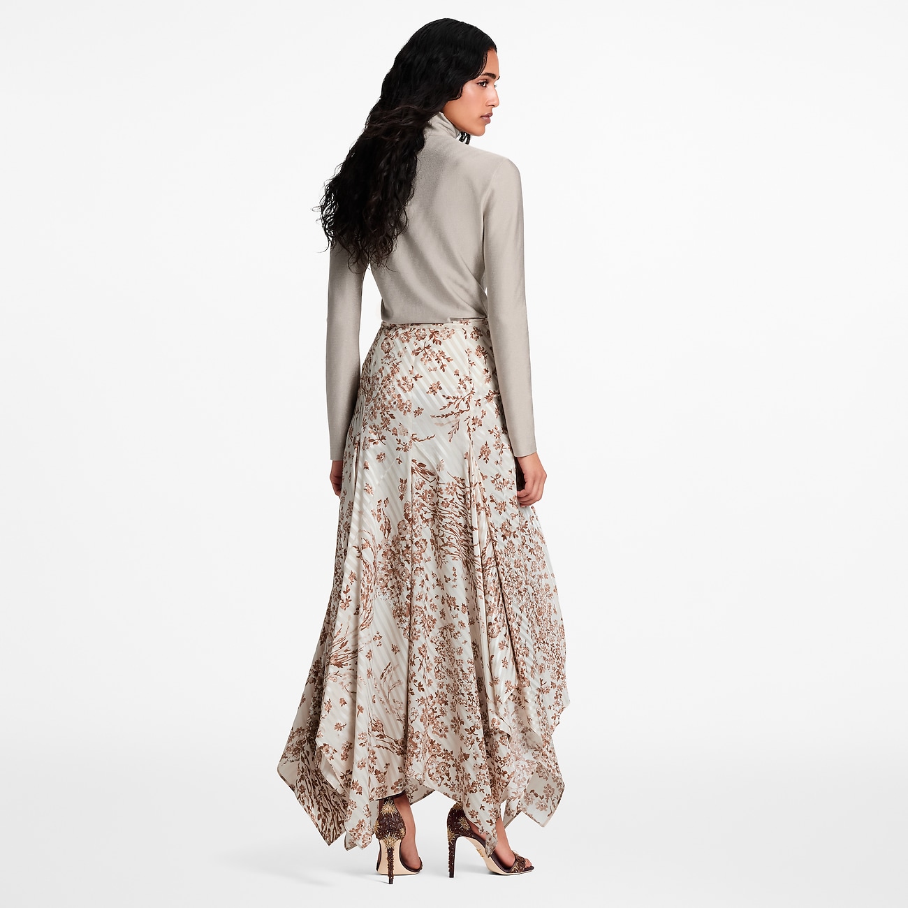 Floral Jacquard Skirt - Ready-to-Wear | LOUIS VUITTON