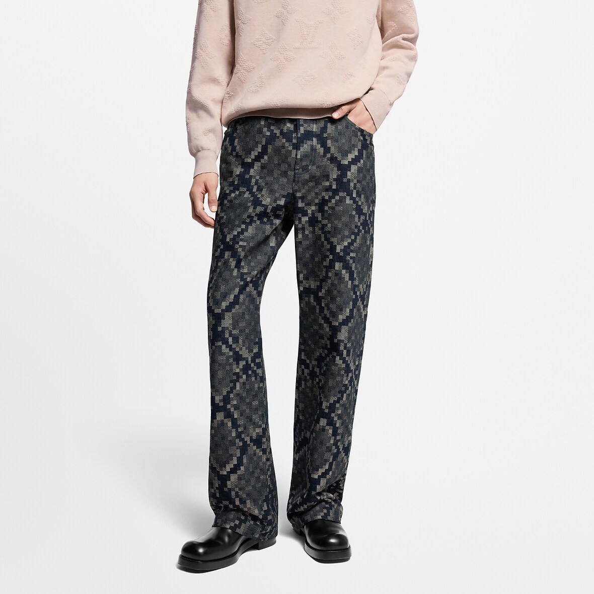 Graphic Denim Skate Pants - Ready to Wear | LOUIS VUITTON