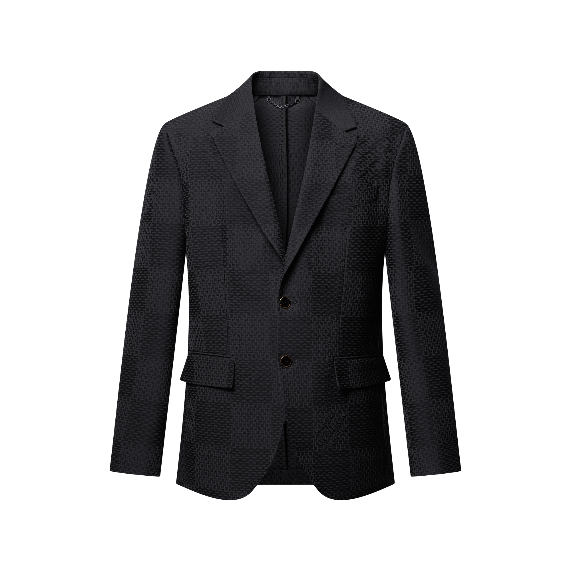 Jacquard Damier Wool-Silk Blend Napolitana Jacket - Ready to Wear ...
