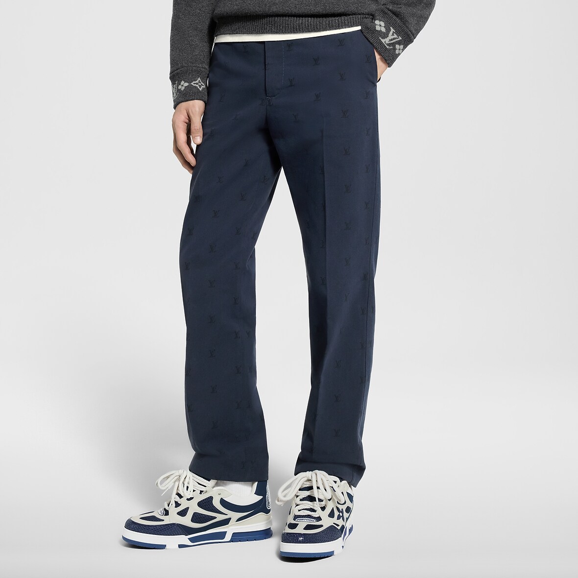 LV Blason Cotton Chino Pants - Ready-to-Wear | LOUIS VUITTON