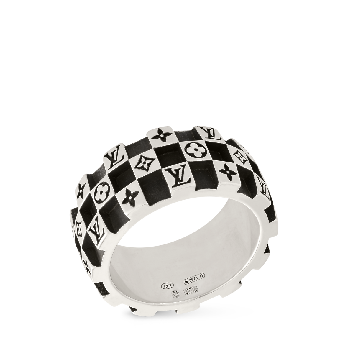 LV Damier Ring S00 - Holiday Gifts for Him | LOUIS VUITTON