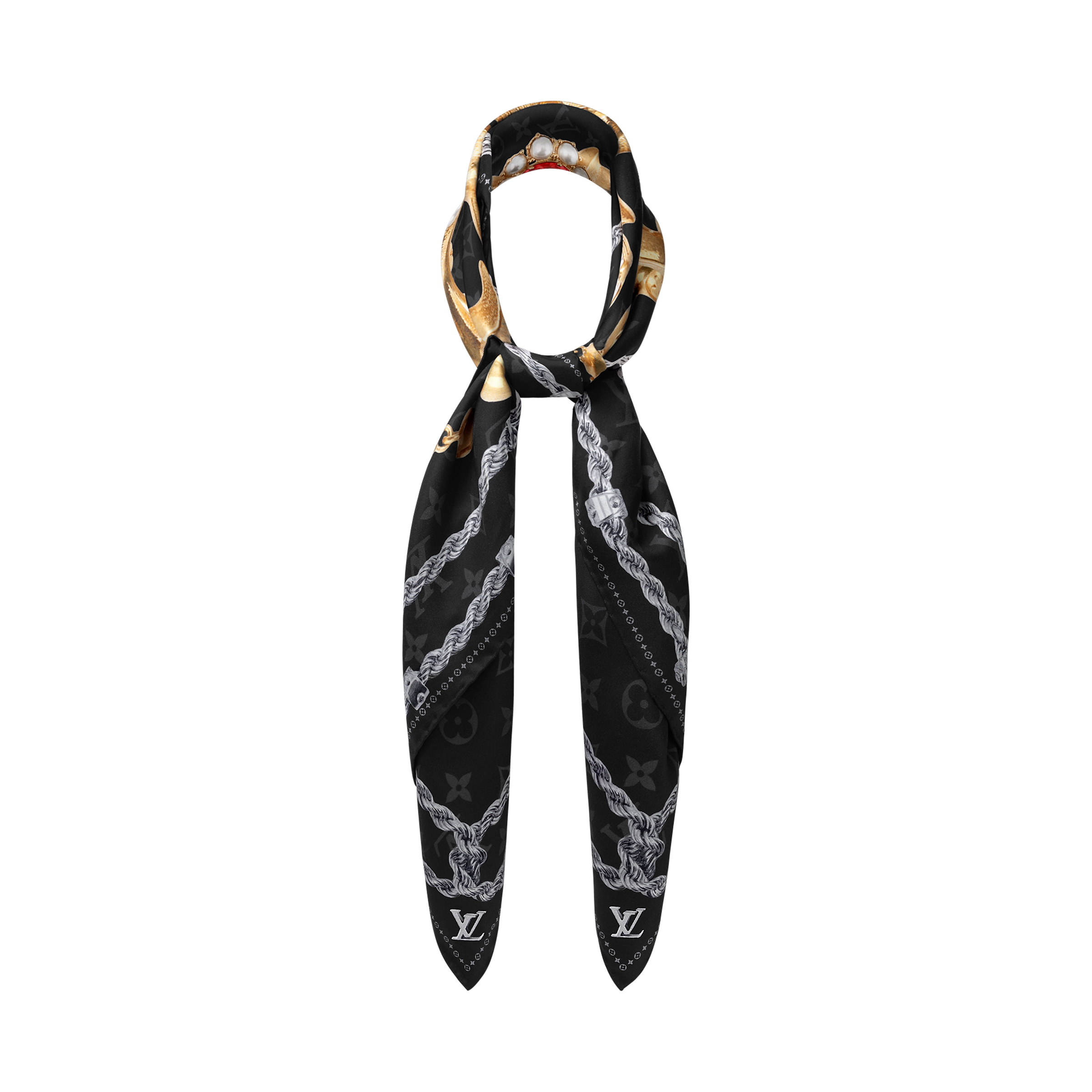 LV Dynasty Brooch Silk Square S00 - Accessories | LOUIS VUITTON
