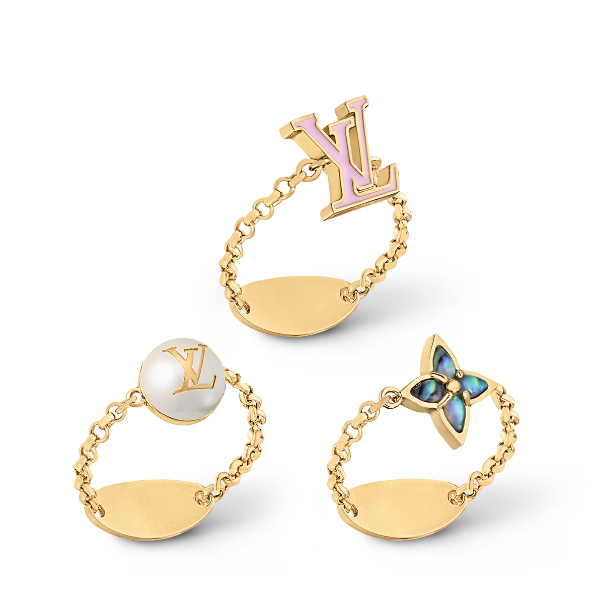LV Layer Color ring set S00 - Fashion Jewelry | LOUIS VUITTON