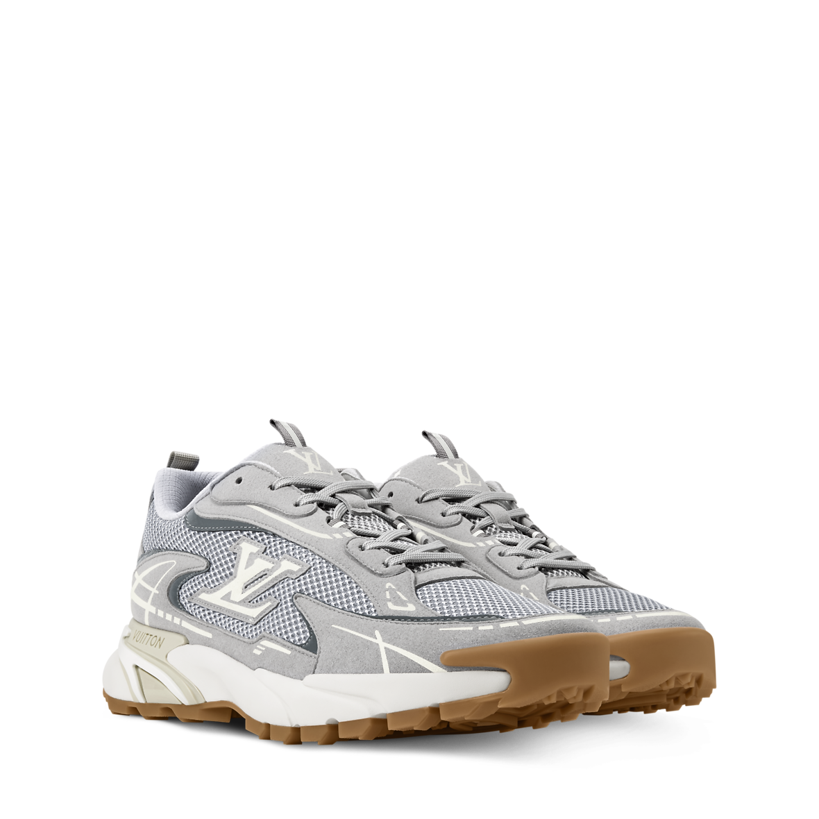 Grey Sneakers Shoes | LOUIS VUITTON