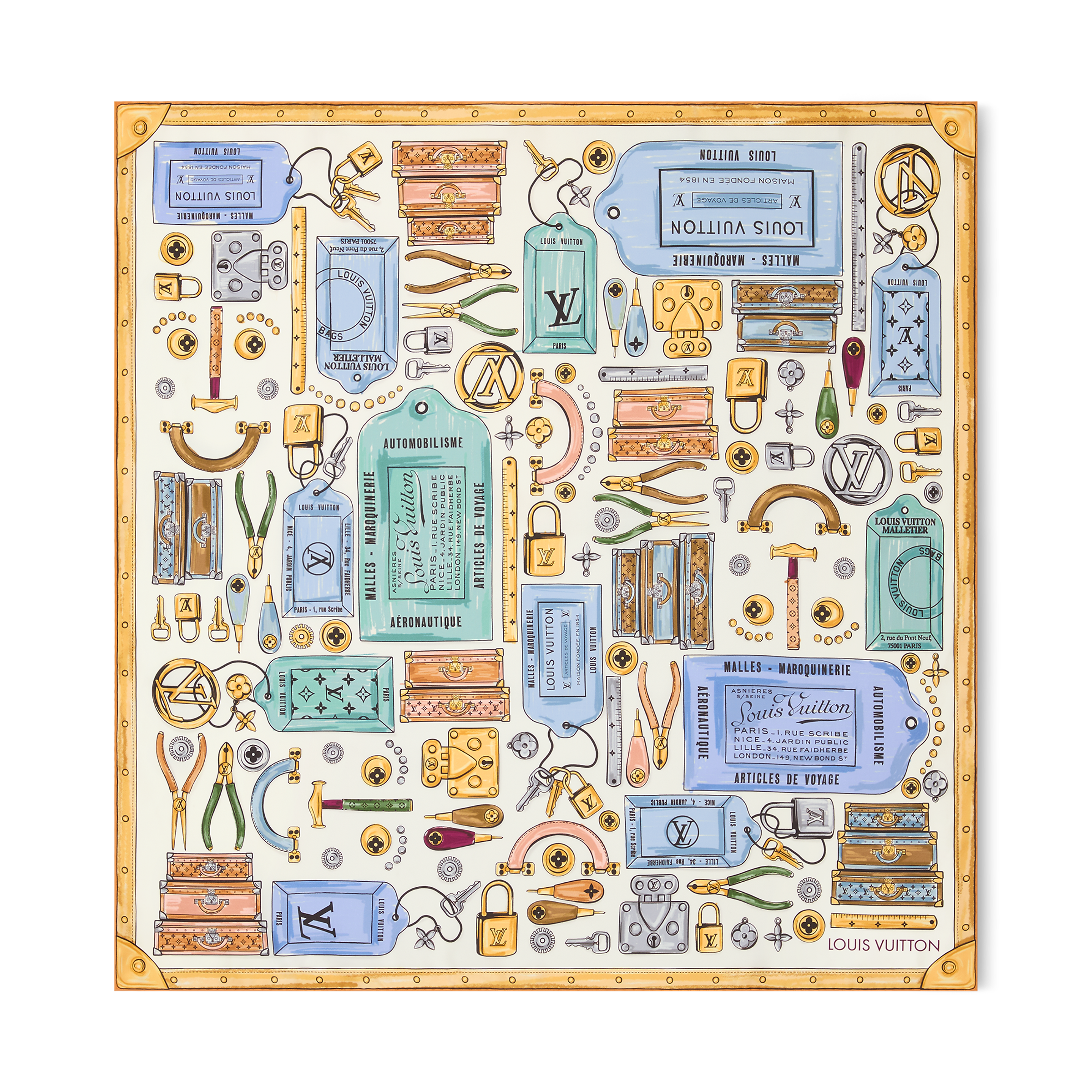 Silk Squares and Bandeaus Collection for Women | LOUIS VUITTON