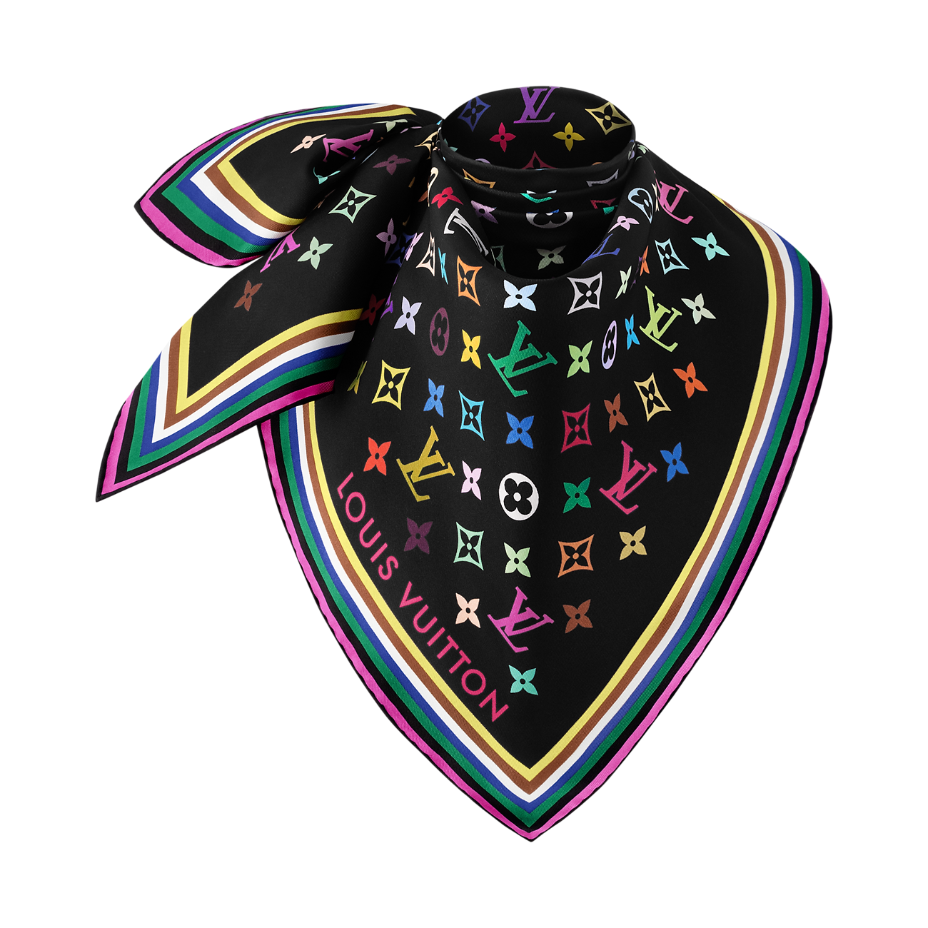LV x TM Monogram Multicolor Square 90 S00 - Accessories | LOUIS VUITTON