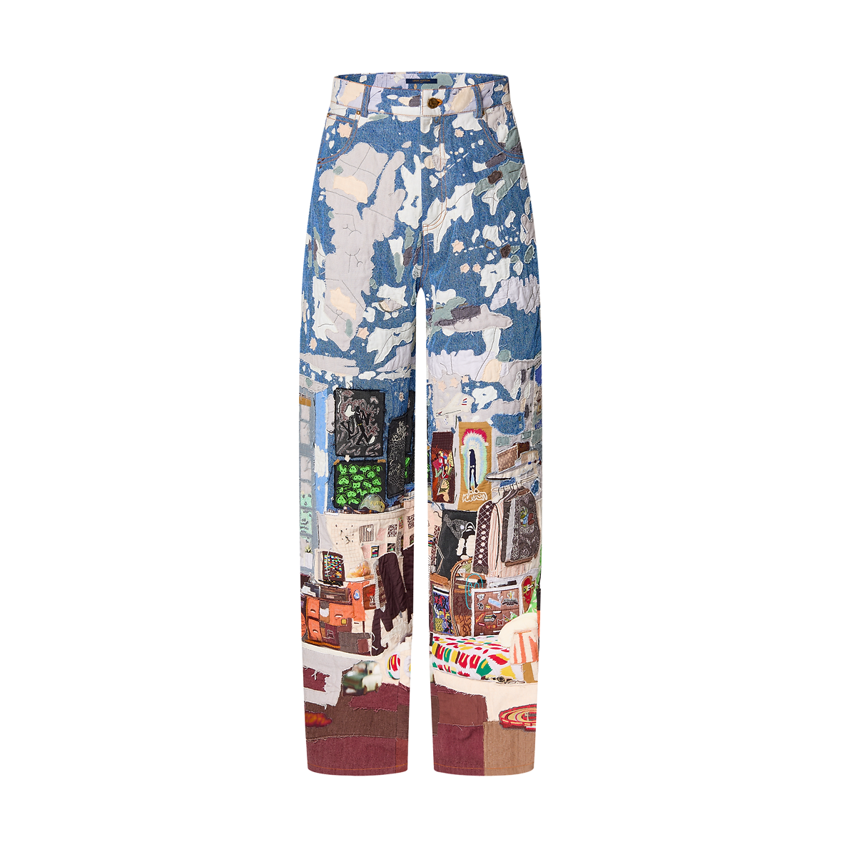 Made To Order Patchworked Oversized Hooded Blouson - Ready to Wear ...