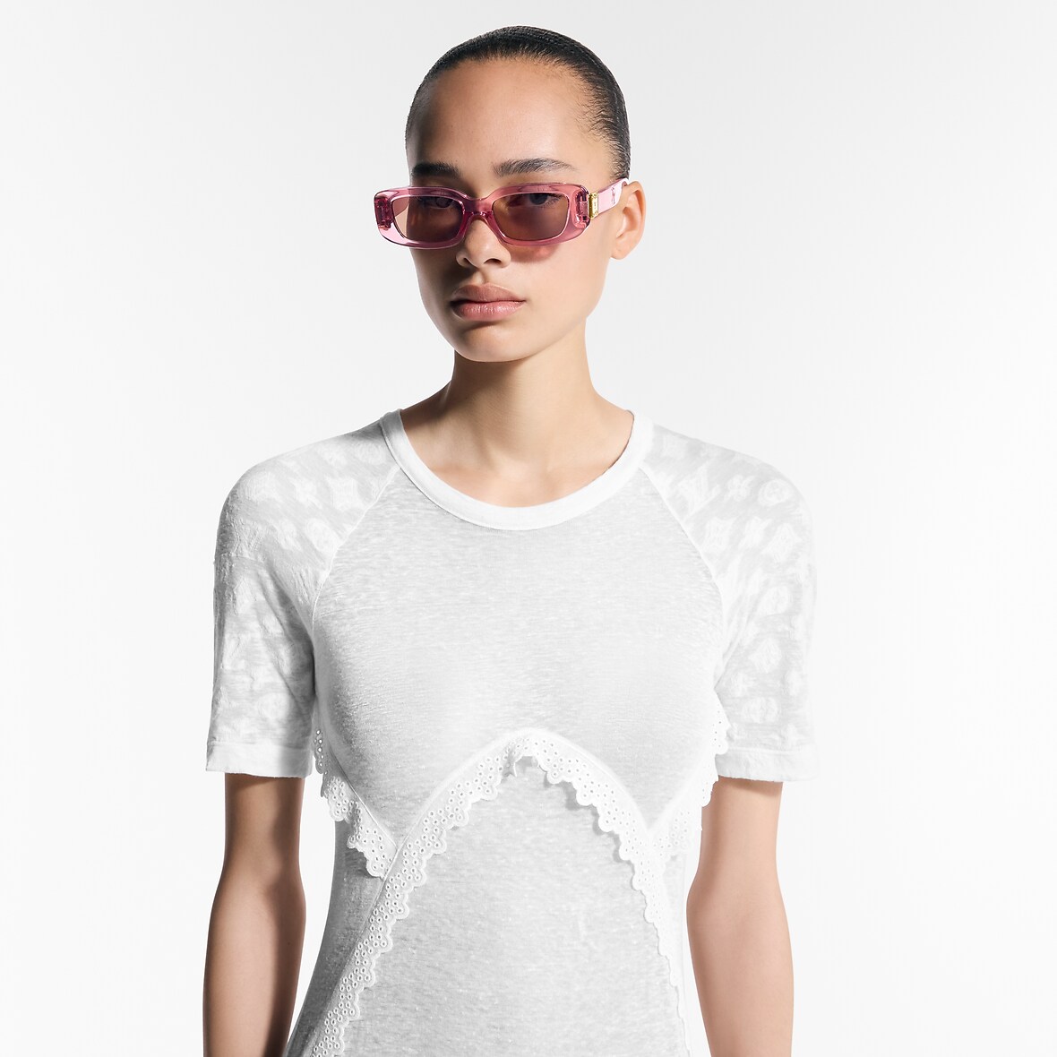 Monogram Accent Jacquard Dress - Ready to Wear | LOUIS VUITTON