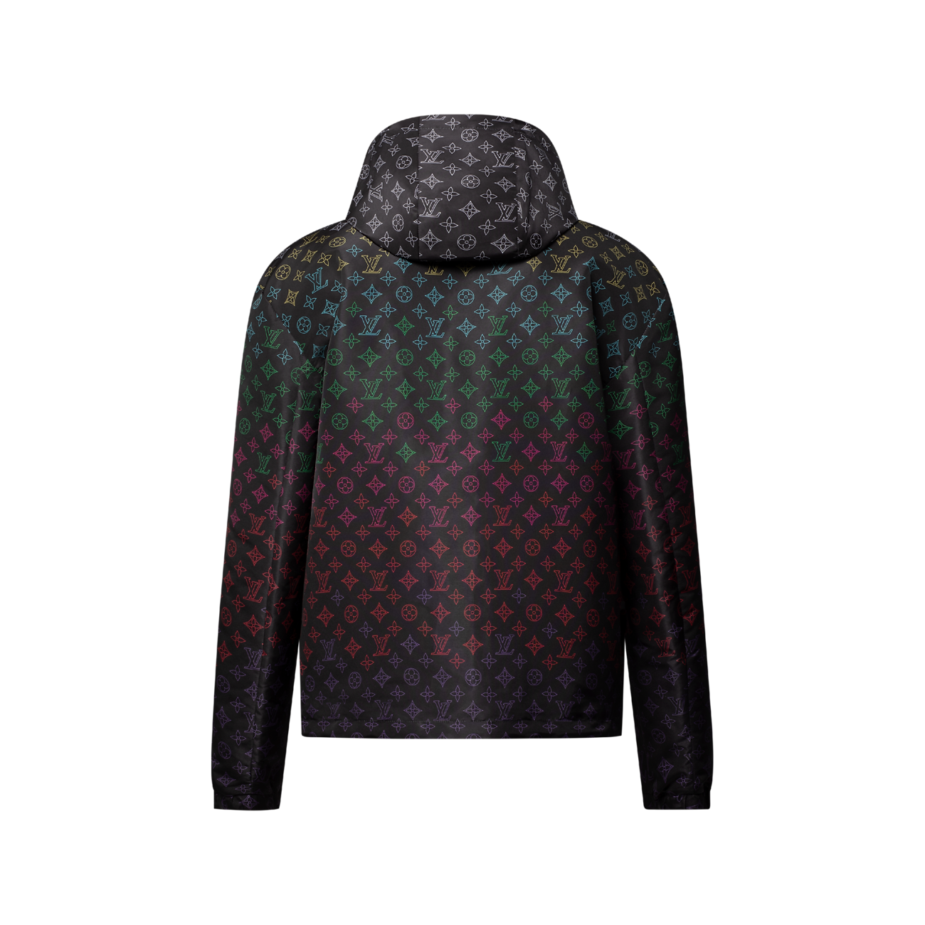 Monogram Flowers Gradient Printed Windbreaker - Ready to Wear | LOUIS ...