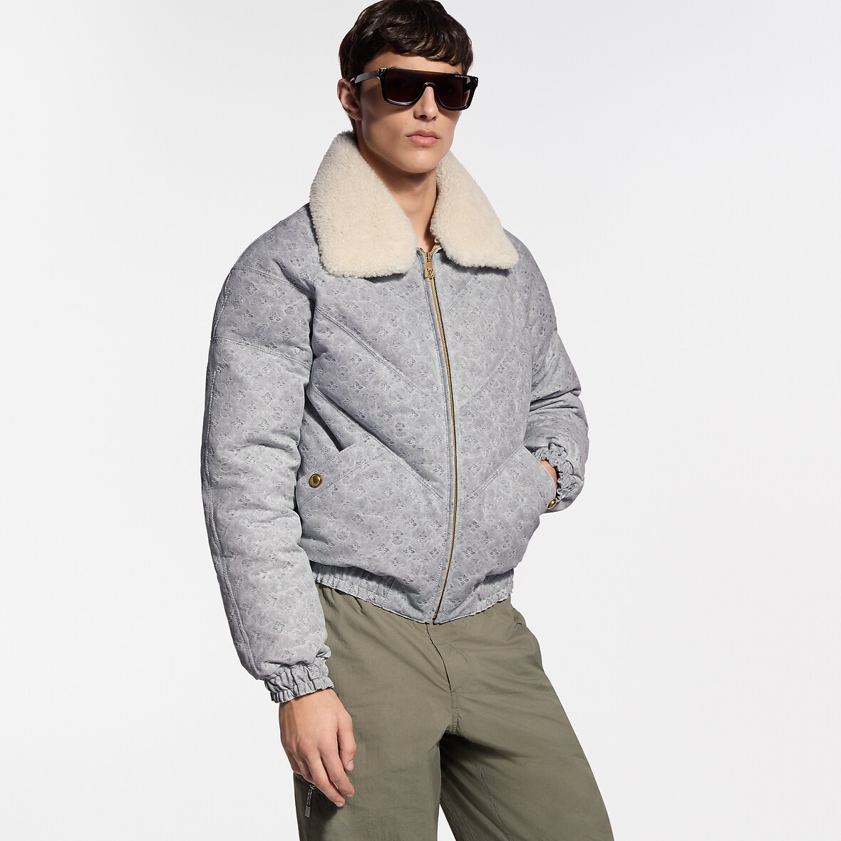 Monogram Jacquard Puffer Jacket - For Men | LOUIS VUITTON
