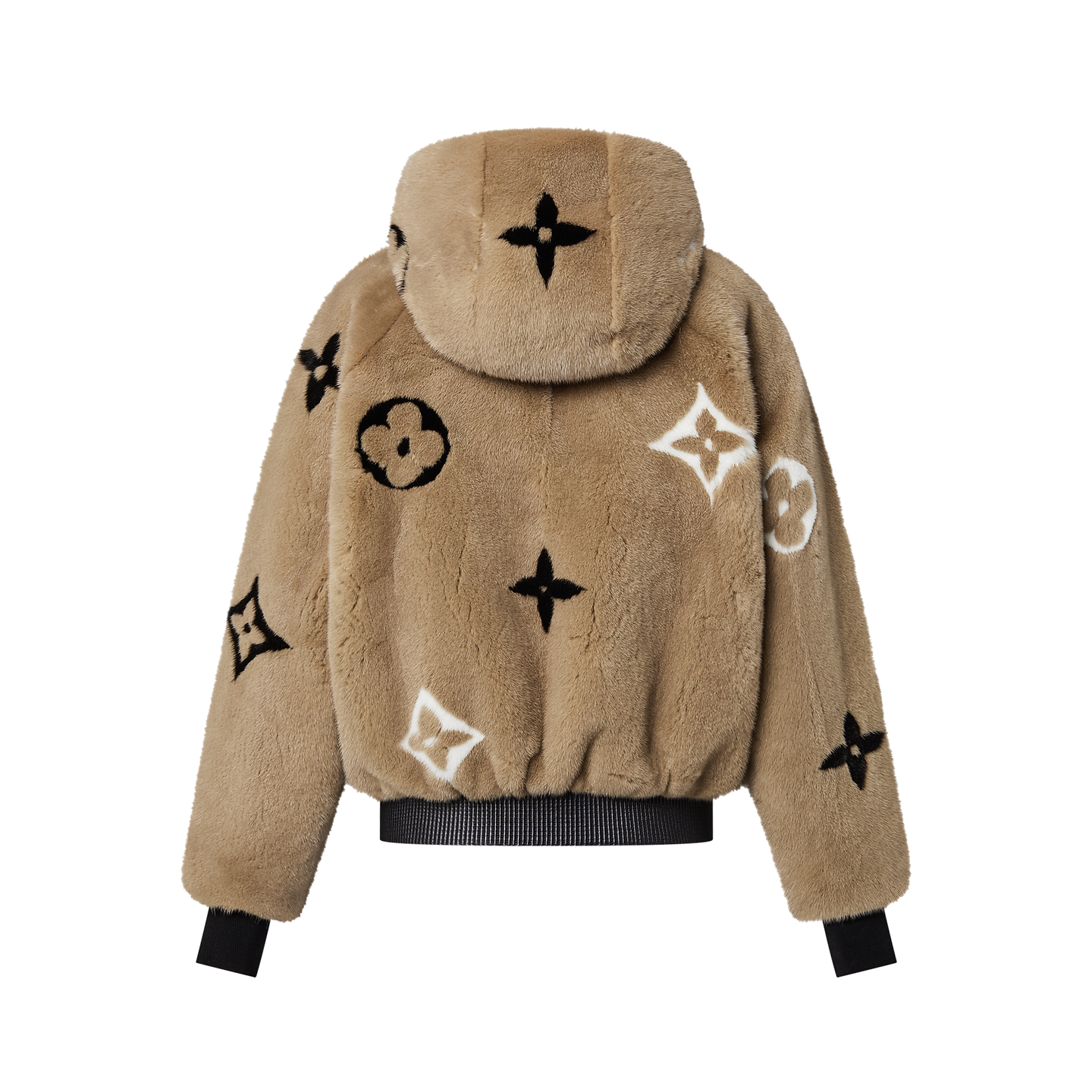 Monogram Mink Hooded Bomber Jacket - Ready to Wear | LOUIS VUITTON