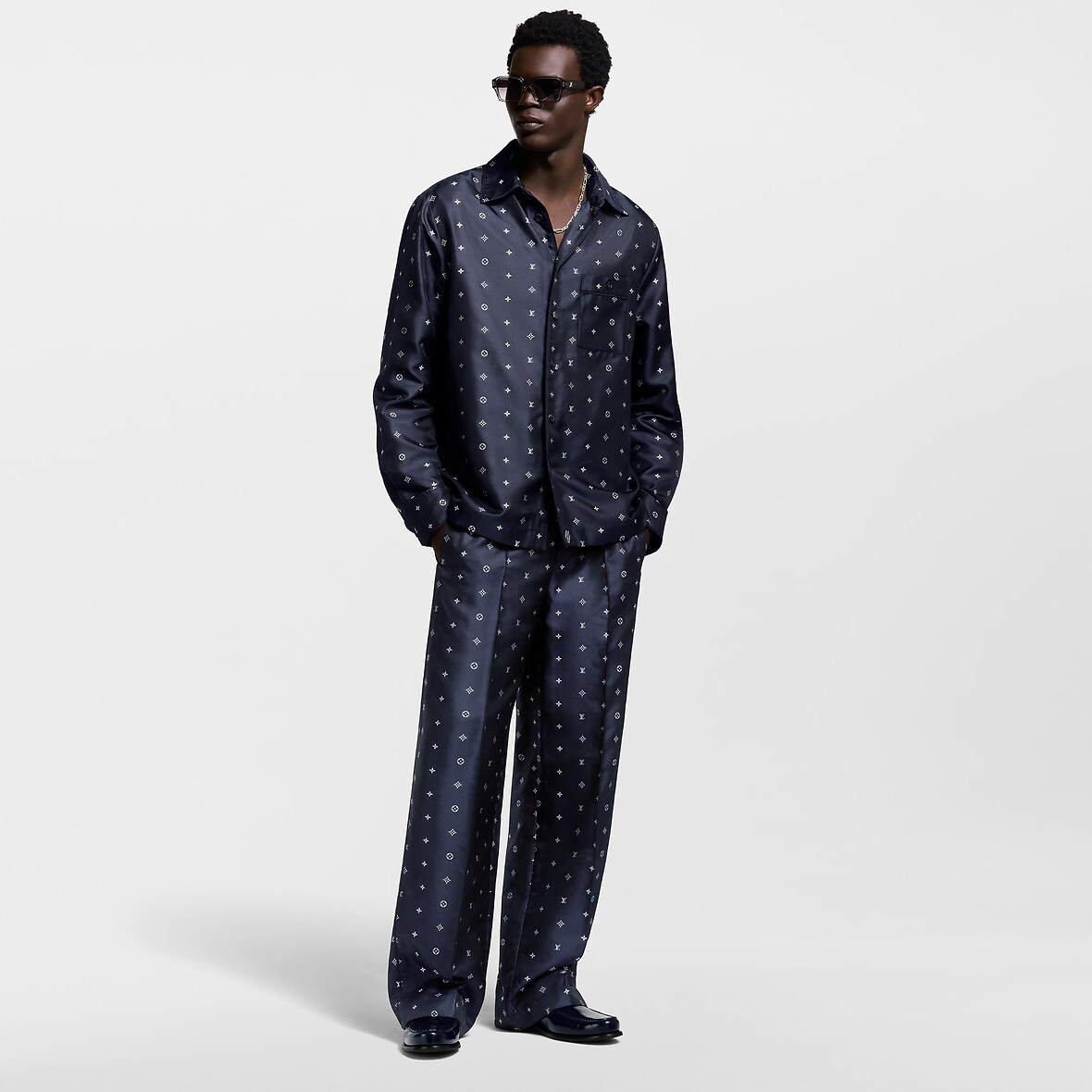 Monogram Silk Pajama Pants - Ready to Wear | LOUIS VUITTON