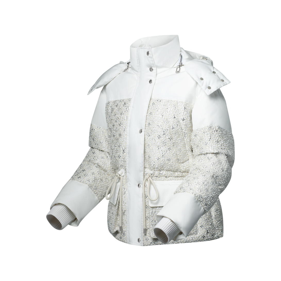 Monogram Tweed Puffer Jacket - Ready-to-Wear | LOUIS VUITTON