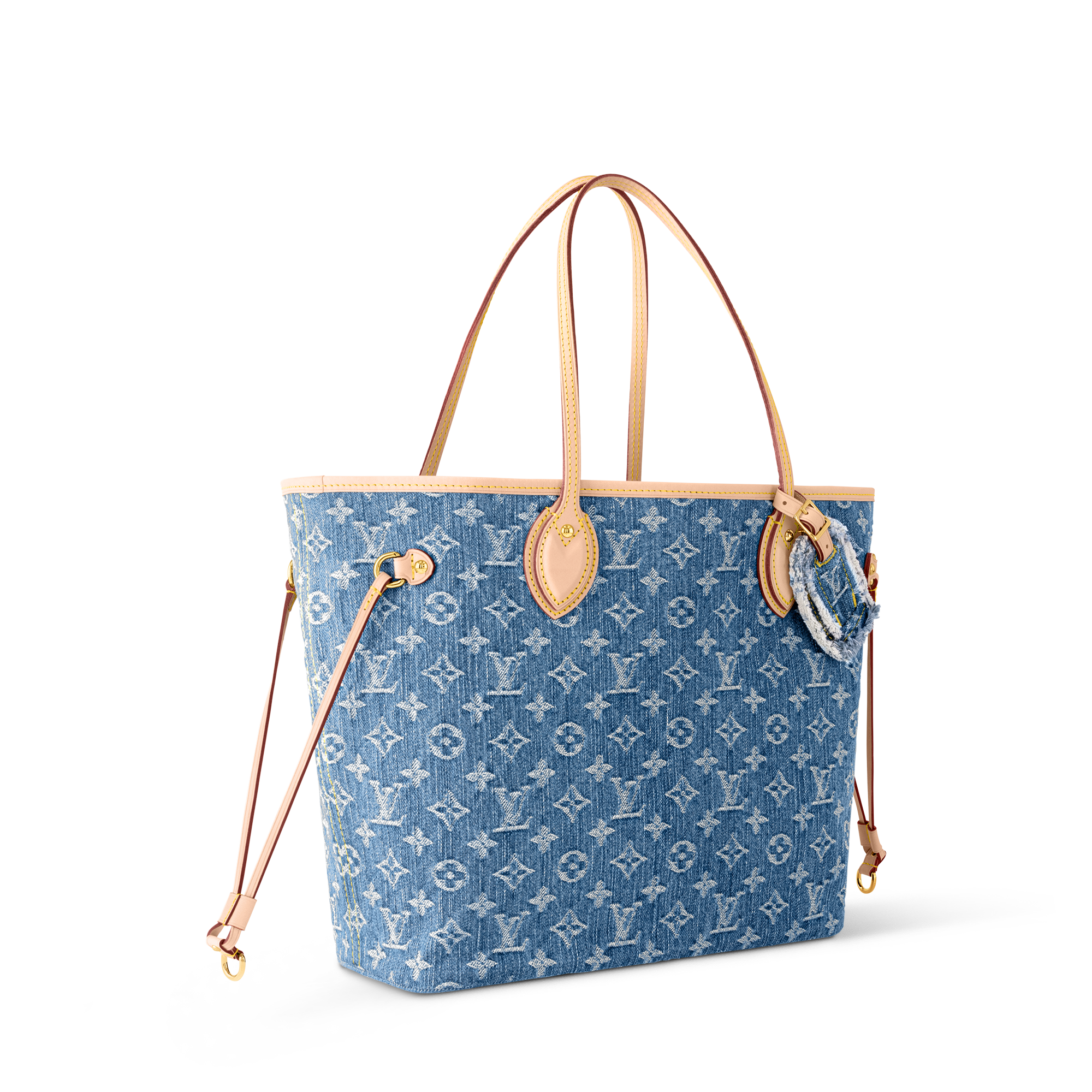 Neverfull MM Monogram Denim - Handbags | LOUIS VUITTON