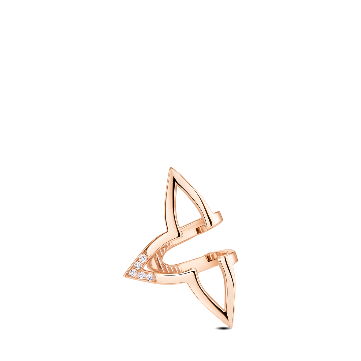 Ombre Blossom XL Hoops, Pink Gold and Diamonds - Categories | LOUIS VUITTON
