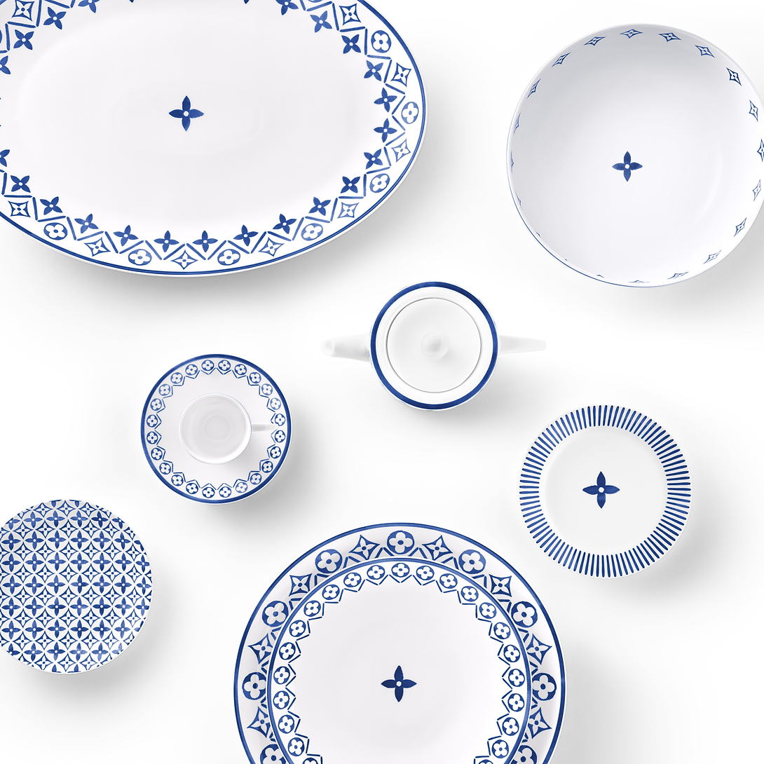 Oval Plate Monogram Flower Tile - Home and Art of Dining | LOUIS VUITTON