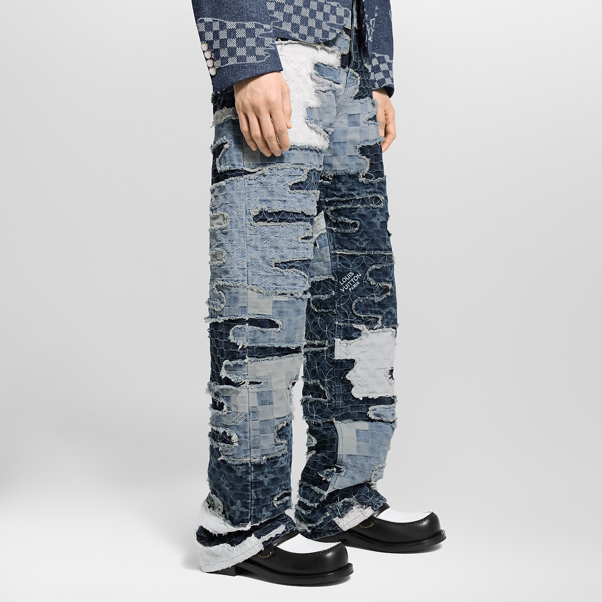 Patchwork Denim Skate Pants - Ready-to-Wear | LOUIS VUITTON