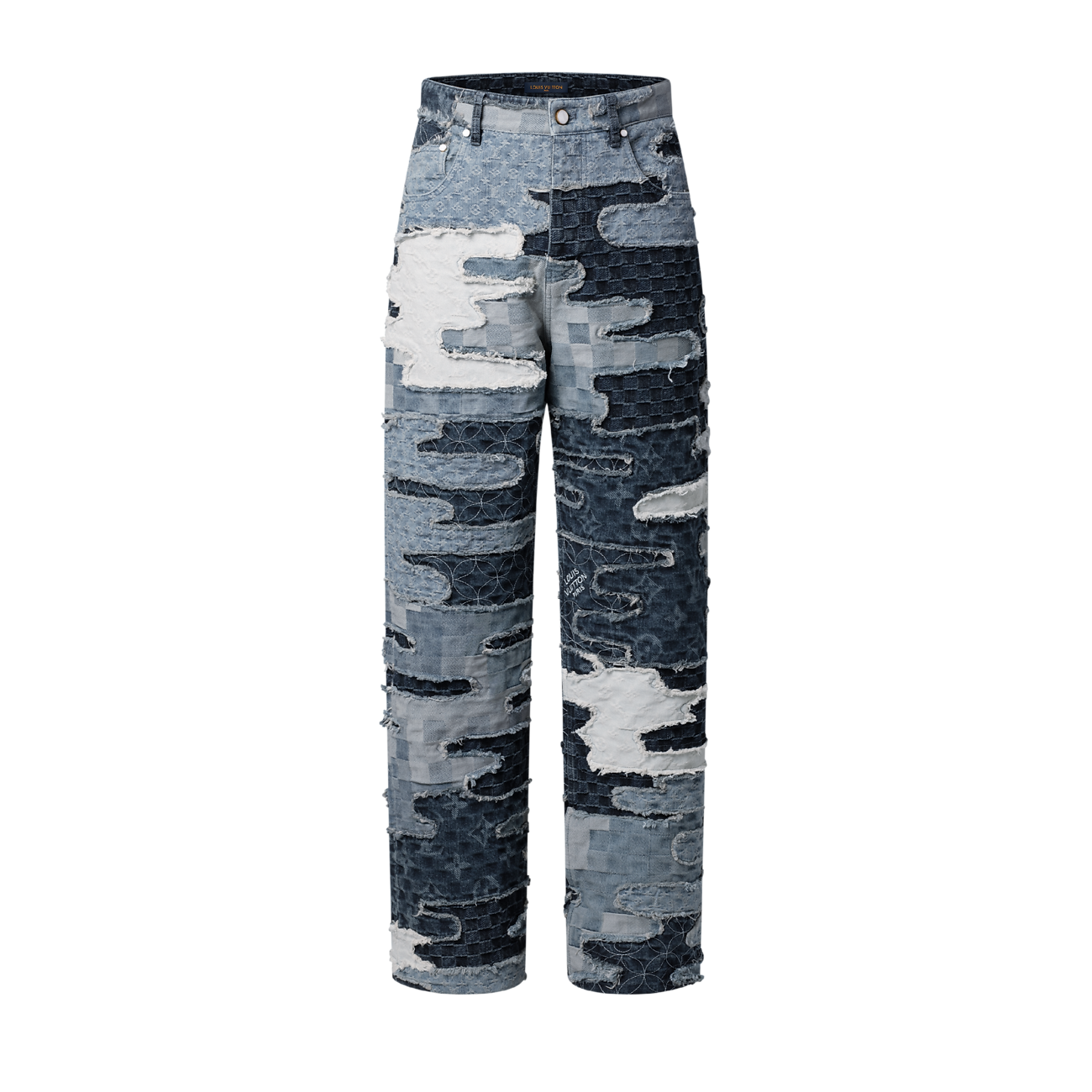 Patchwork Denim Skate Pants - Ready to Wear | LOUIS VUITTON