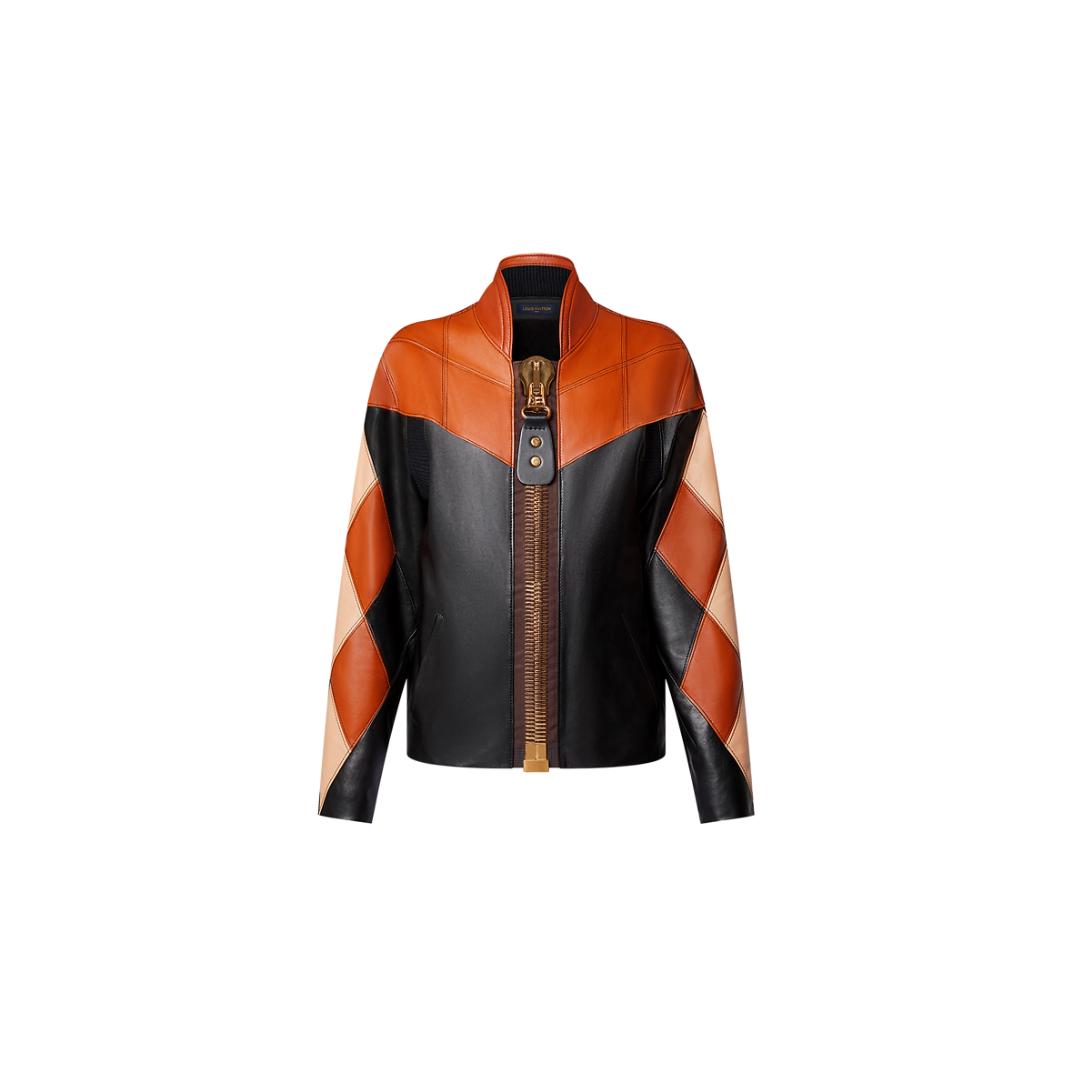 Patchwork Leather Biker Jacket - Ready to Wear | LOUIS VUITTON