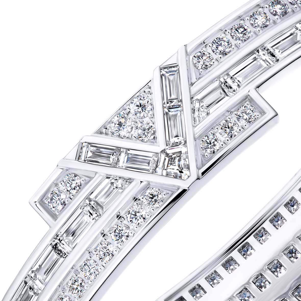 Pure V Bracelet, White Gold and Diamonds - Jewelry | LOUIS VUITTON