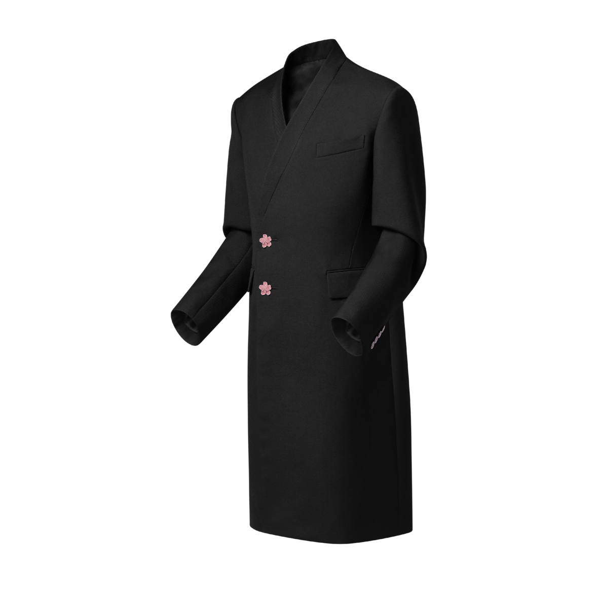 Tailored Kimono Single-Breasted Overcoat - For Men | LOUIS VUITTON