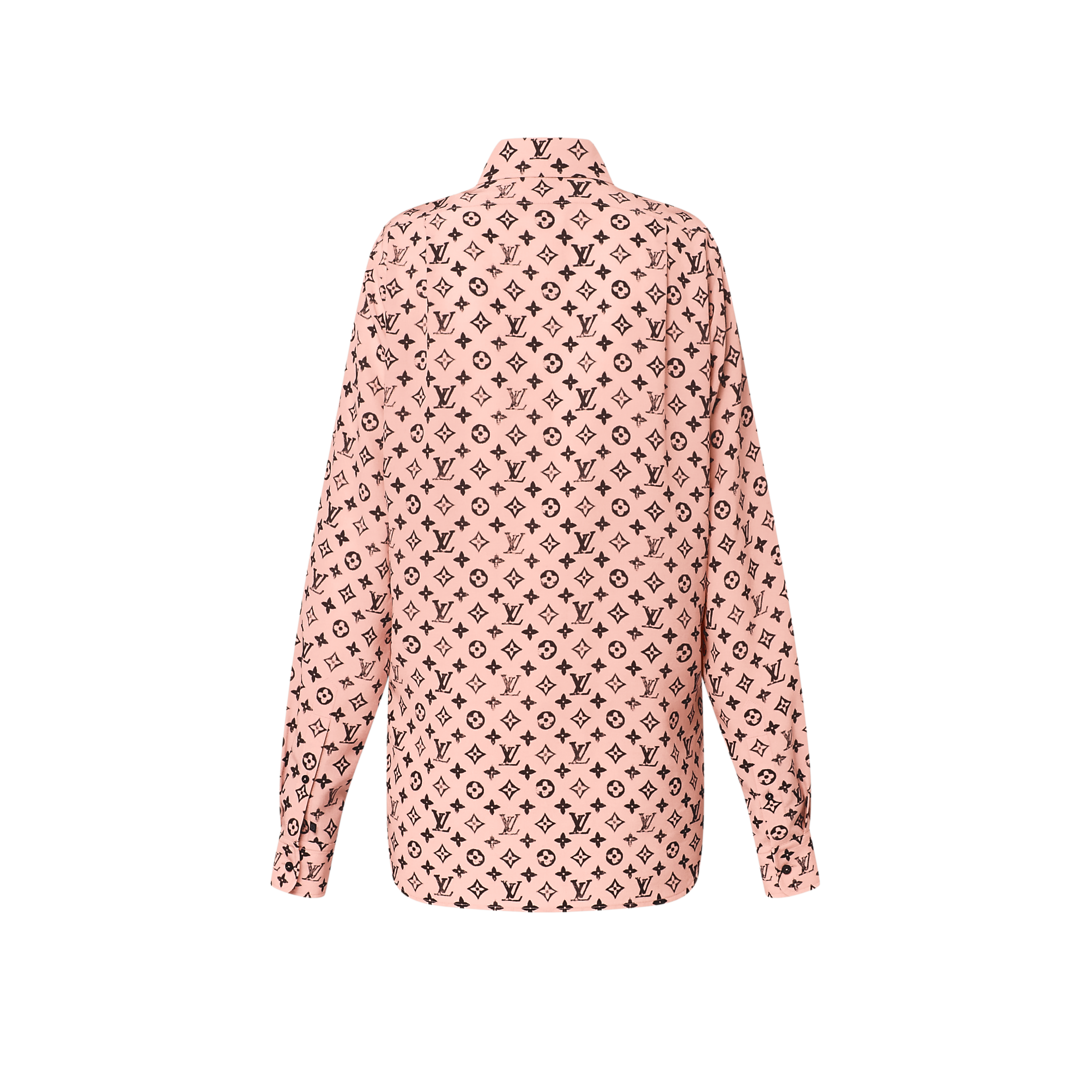 Washed Monogram Silk Shirt - Ready to Wear | LOUIS VUITTON