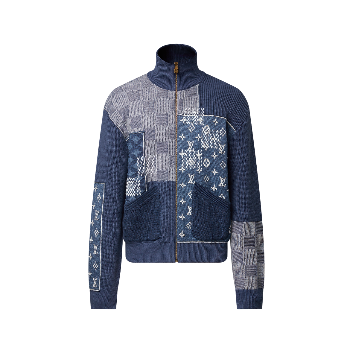 Zip Up Patchwork Tracktop - Ready-to-Wear | LOUIS VUITTON