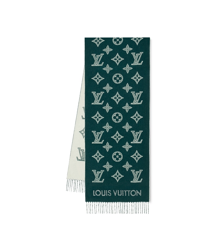 lv monogram shadow scarf